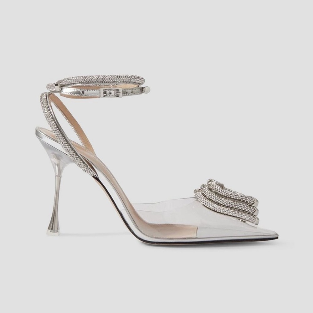 Mach & Mach Heart Crystal Pvc Pump - Gem